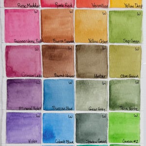 Watercolor Table Numbers Wedding Stationery and Signs - WHIMSICAL - Etsy