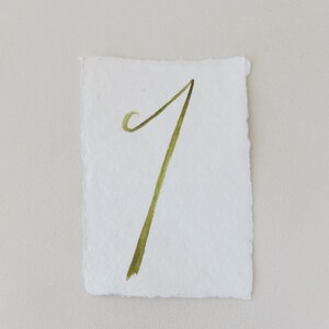 Watercolor Table Numbers Wedding Stationery and Signs - WHIMSICAL - Etsy