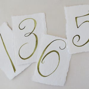 Watercolor Table Numbers Wedding Stationery and Signs - WHIMSICAL - Etsy
