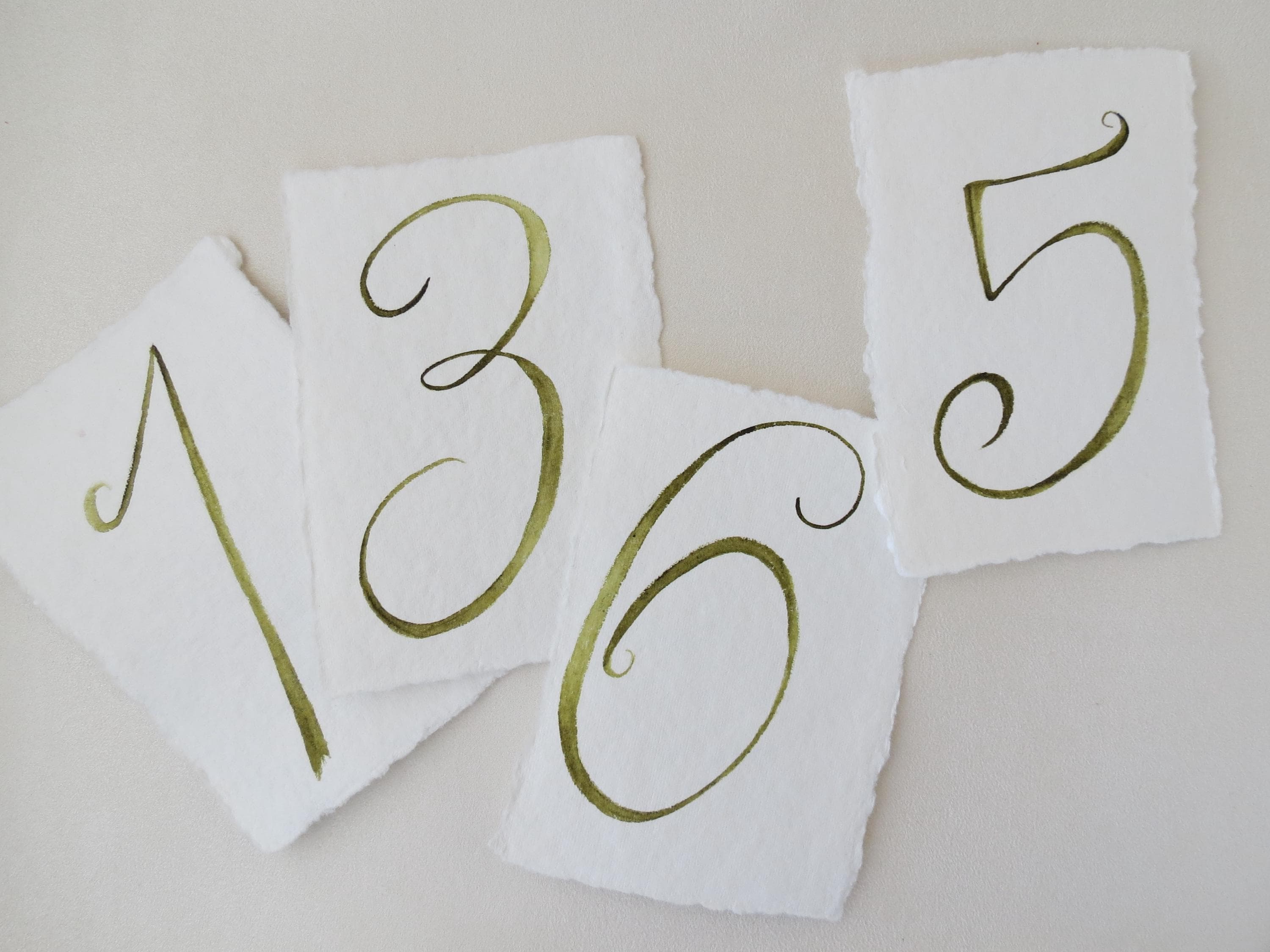 Watercolor Table Numbers Wedding Stationery and Signs - WHIMSICAL - Etsy