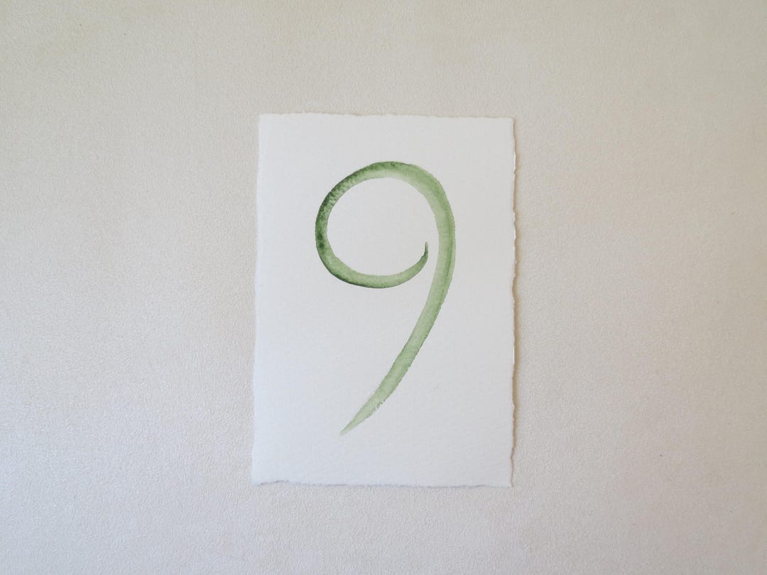 Watercolor Table Numbers Wedding Stationery and Signs - ROMANTIC - Etsy
