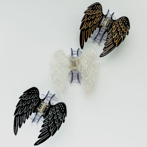 Angel Wing Hair Clip - Etsy