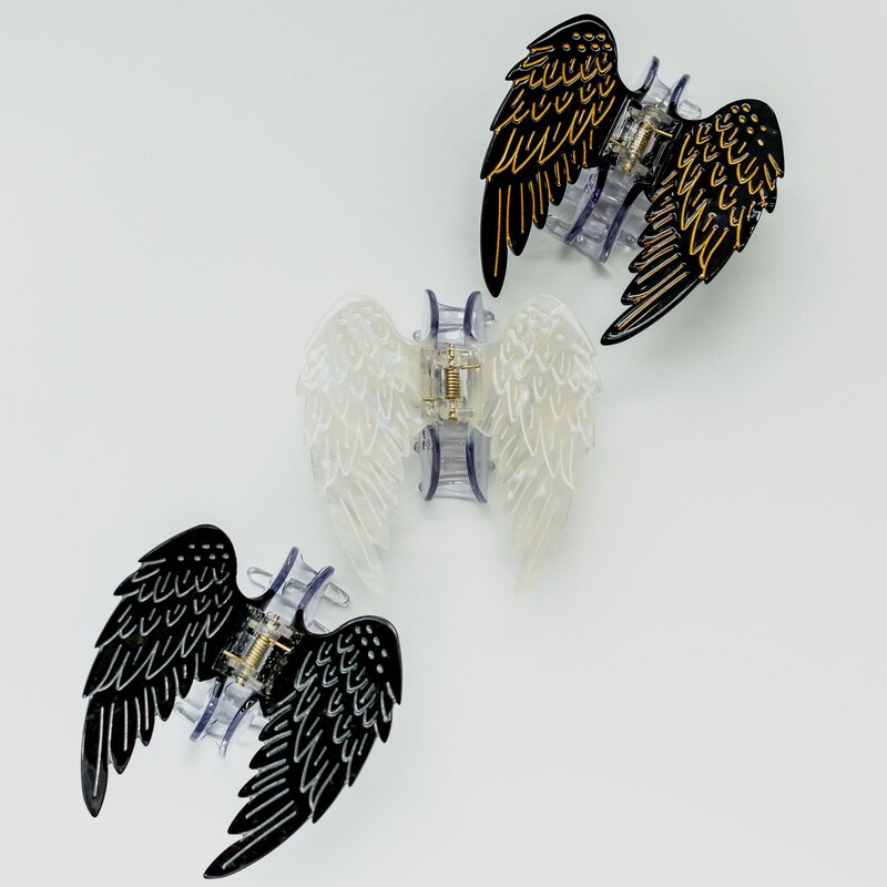 Angel Wing Hair Clip - Etsy