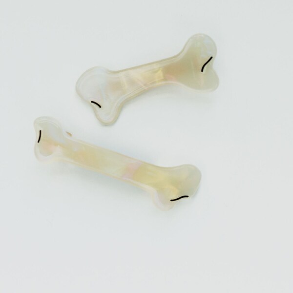 Bone Hair Clip - Etsy