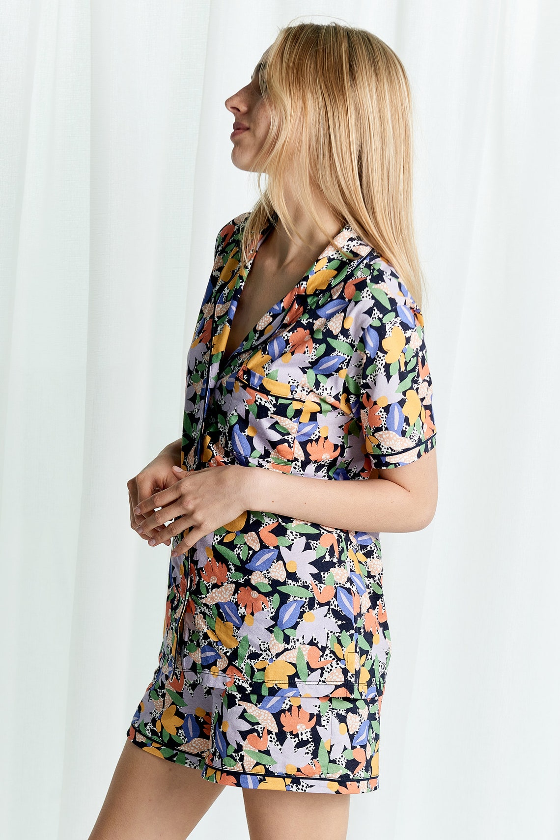 Romelya Organic Peruvian Pima Short Set - Lucia - Etsy