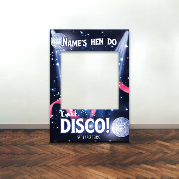 Personalised Hen Party Selfie Frame - Etsy UK