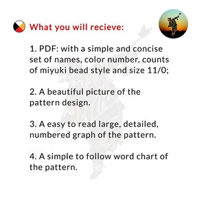 Warrior Song Loom Bead Pattern for Bracelets Blue, Apache Style ...