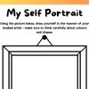 Self Portrait Template - Etsy