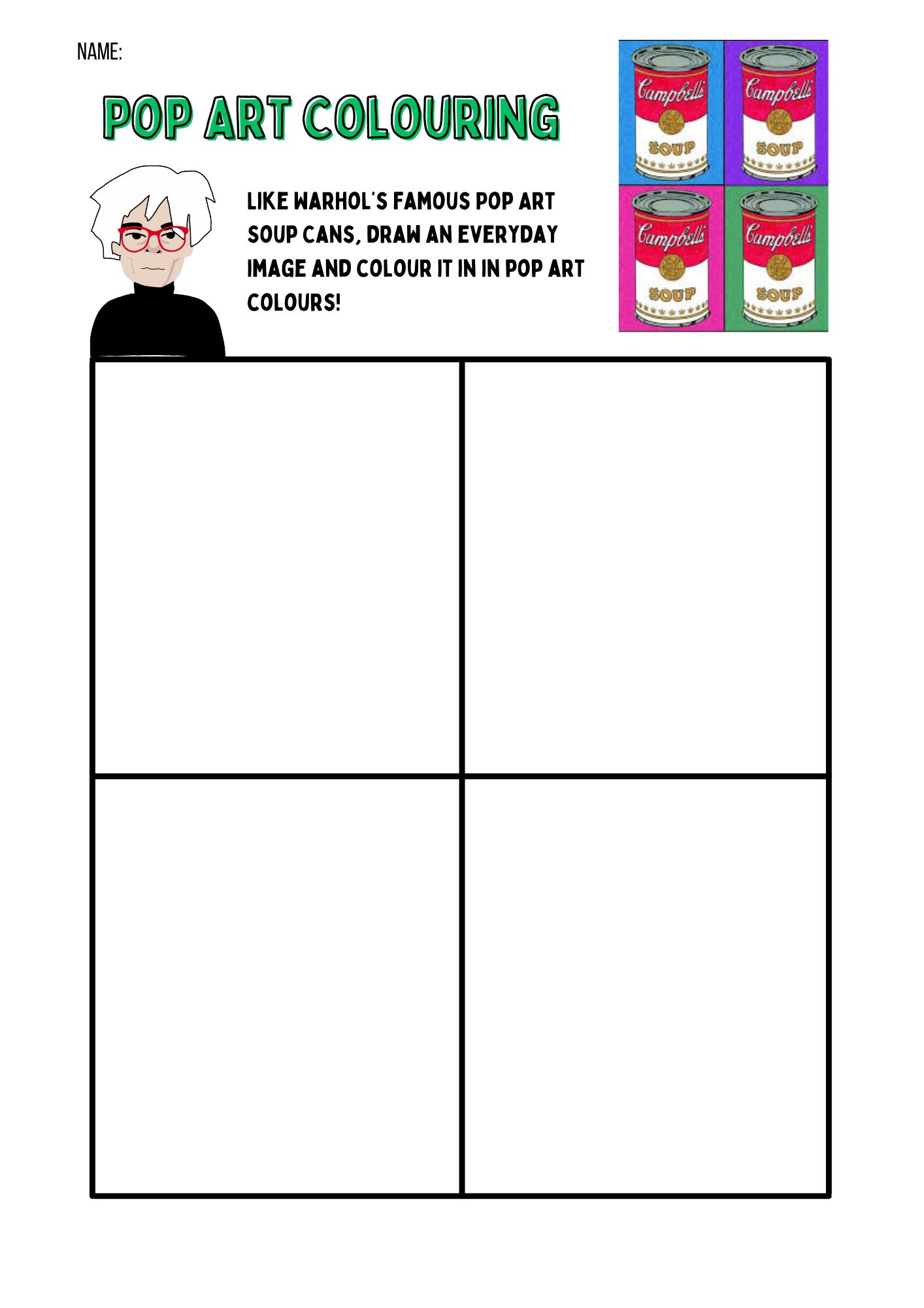 Famous Artists Activity Bundle - Etsy