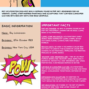 Roy Lichtenstein Art Bundle - Etsy