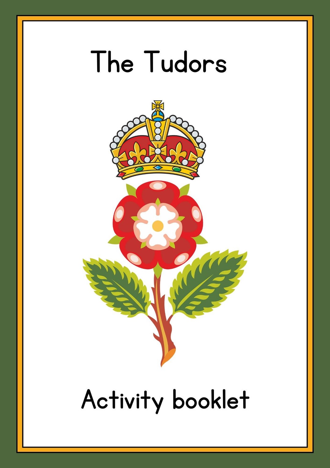 The Tudors Activity Booklet - Etsy