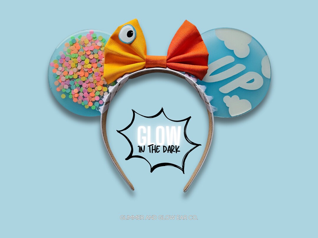 Disney up Disney Ears Carl and Ellie Ears Kevin Ears Glow in the Dark ...