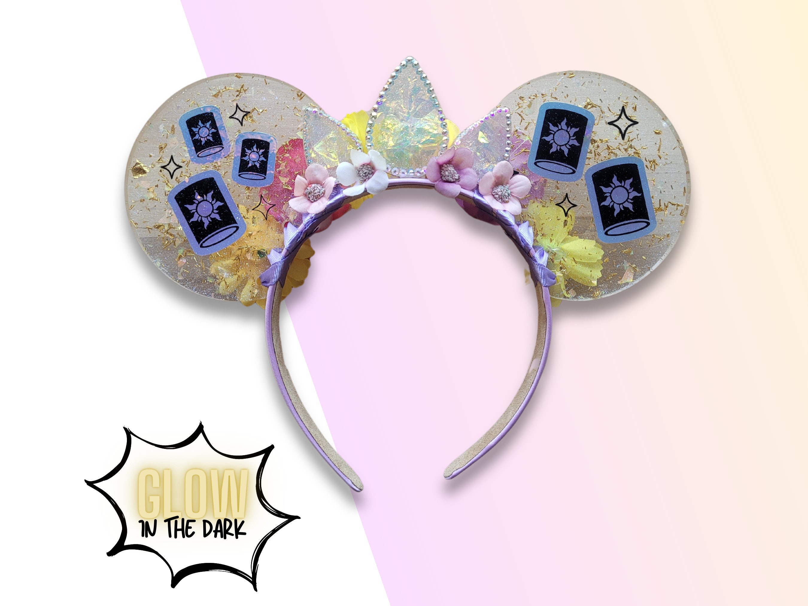 Rapunzel Ears Tangled Ears Tangled Lantern Glow in the - Etsy