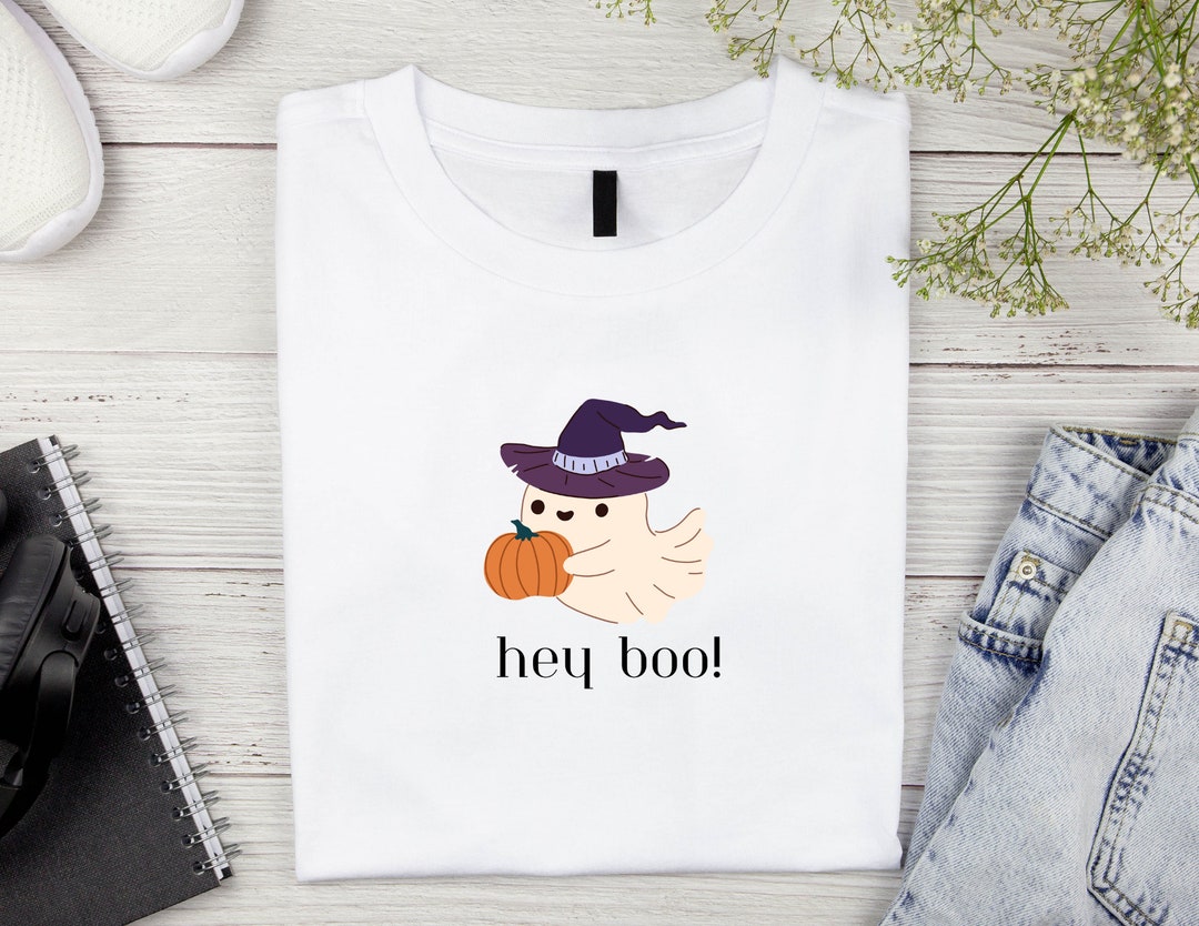 Hey Boo, Hey Boo SVG, Hey Boo Cut File, Hey Boo Sublimation PNG SVG ...