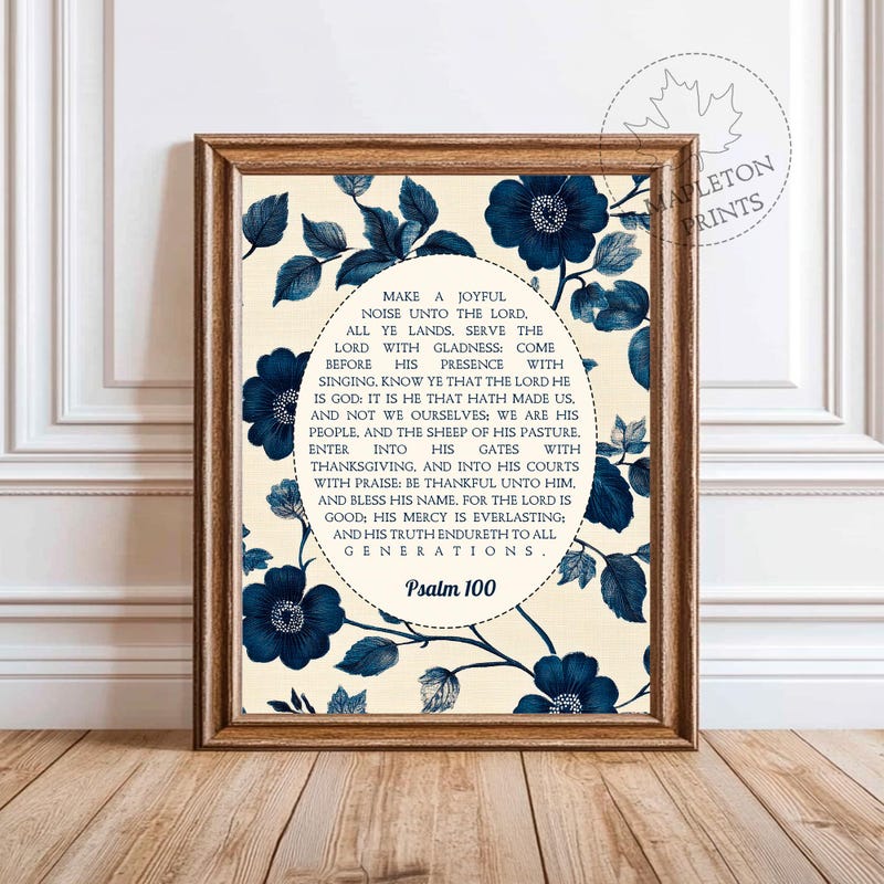 Psalm 100 - Etsy