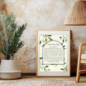 Seventh Step Prayer Printable: AA Recovery Wall Art (digital Download ...