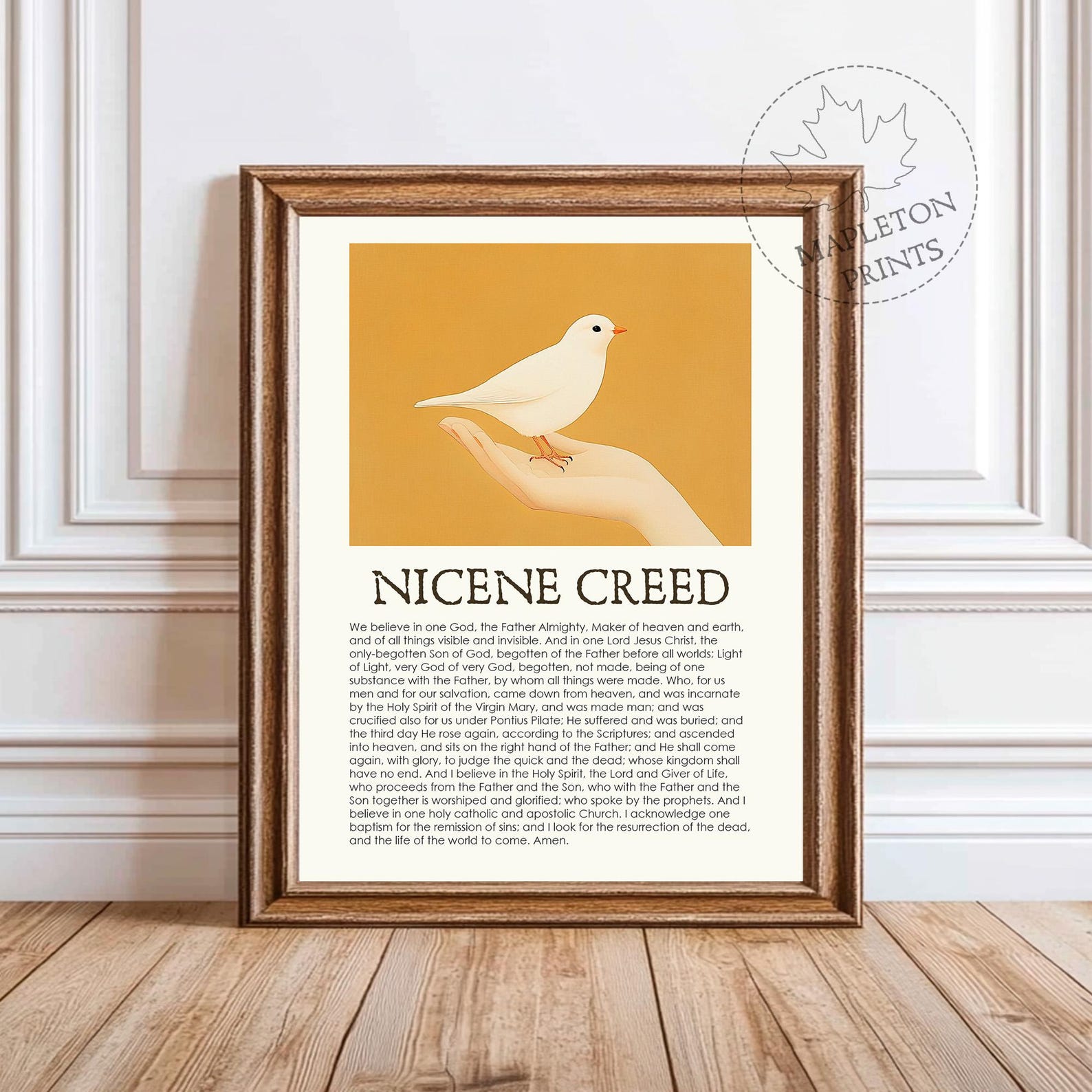 Nicene Creed Christian Wall Art | Printable Religious Decor | Christian ...