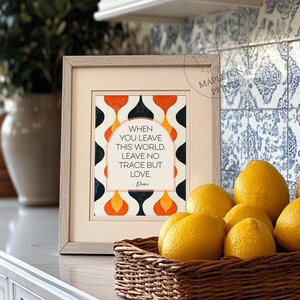 Rumi Motivational Quote Print, Love Printable Inspirational Wall Art ...