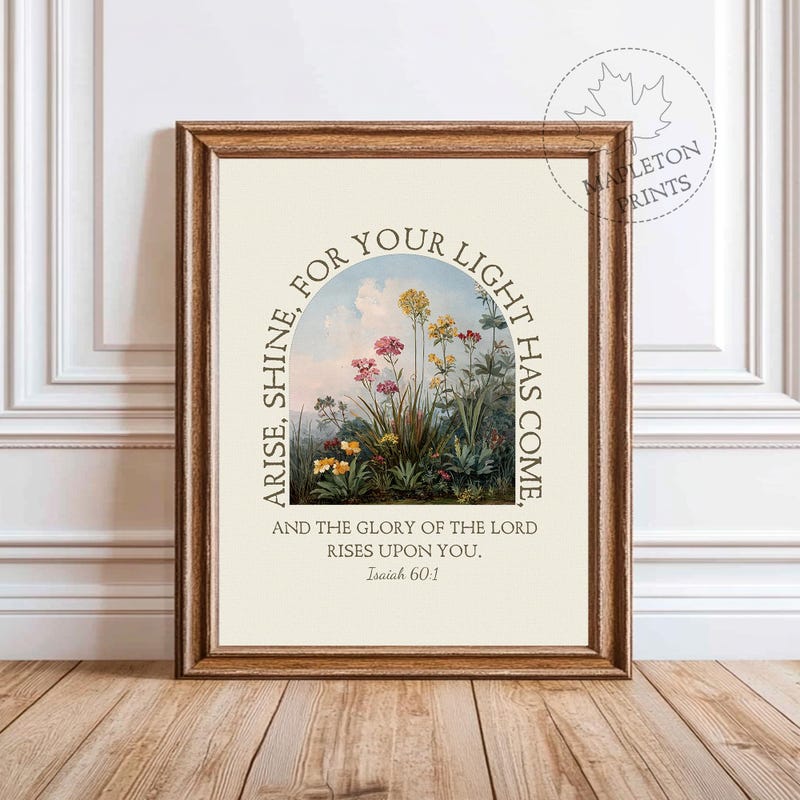 Isaiah 60:1 - Etsy