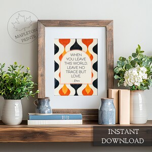 Rumi Motivational Quote Print, Love Printable Inspirational Wall Art ...