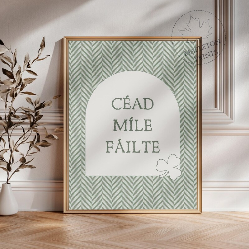 Cead Mile Failte - Etsy