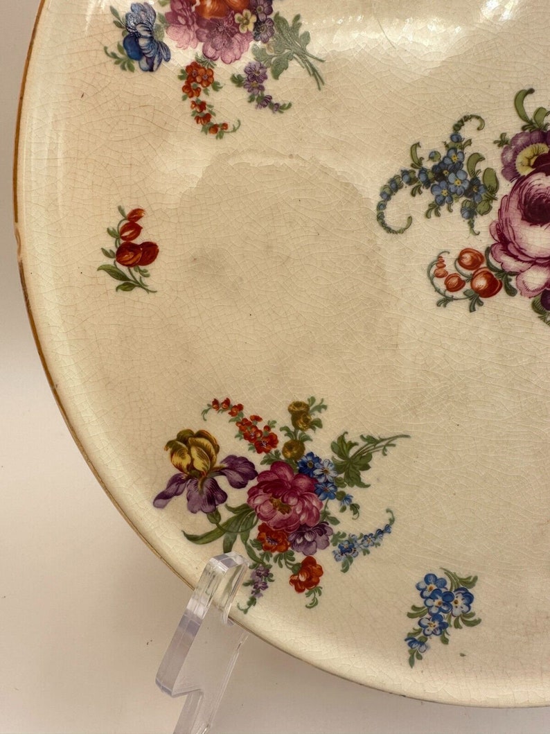 Floral Cake Plate 4478 by Romarco Ware Made in England - Etsy
