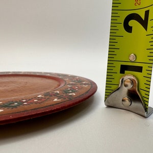 Hand Carved Decorated Small Wood Trencher Plate - Etsy