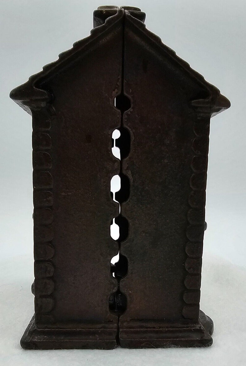 Antique Cast Iron Money Bank - Etsy
