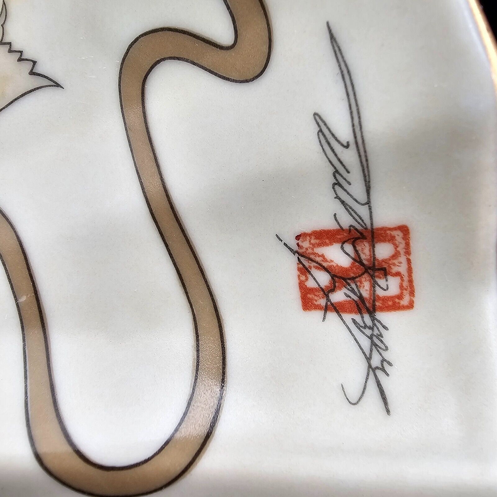 Japanese Sensu Ceramic Fan - Etsy