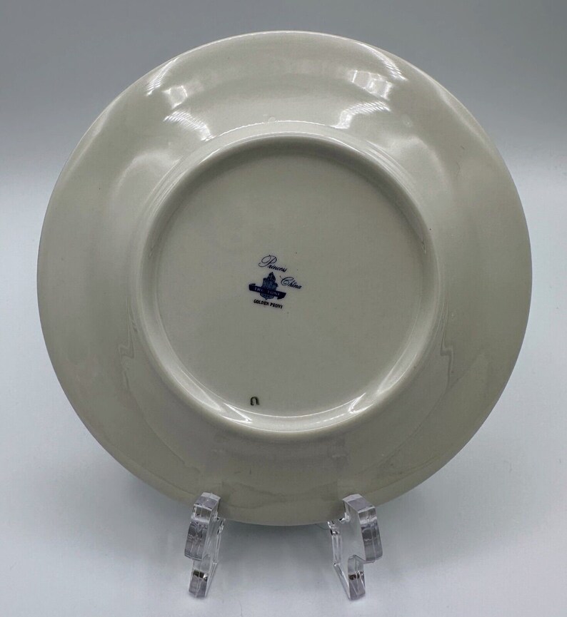 Golden Peony Salad Plate Princess China Made in USA Trutone - Etsy