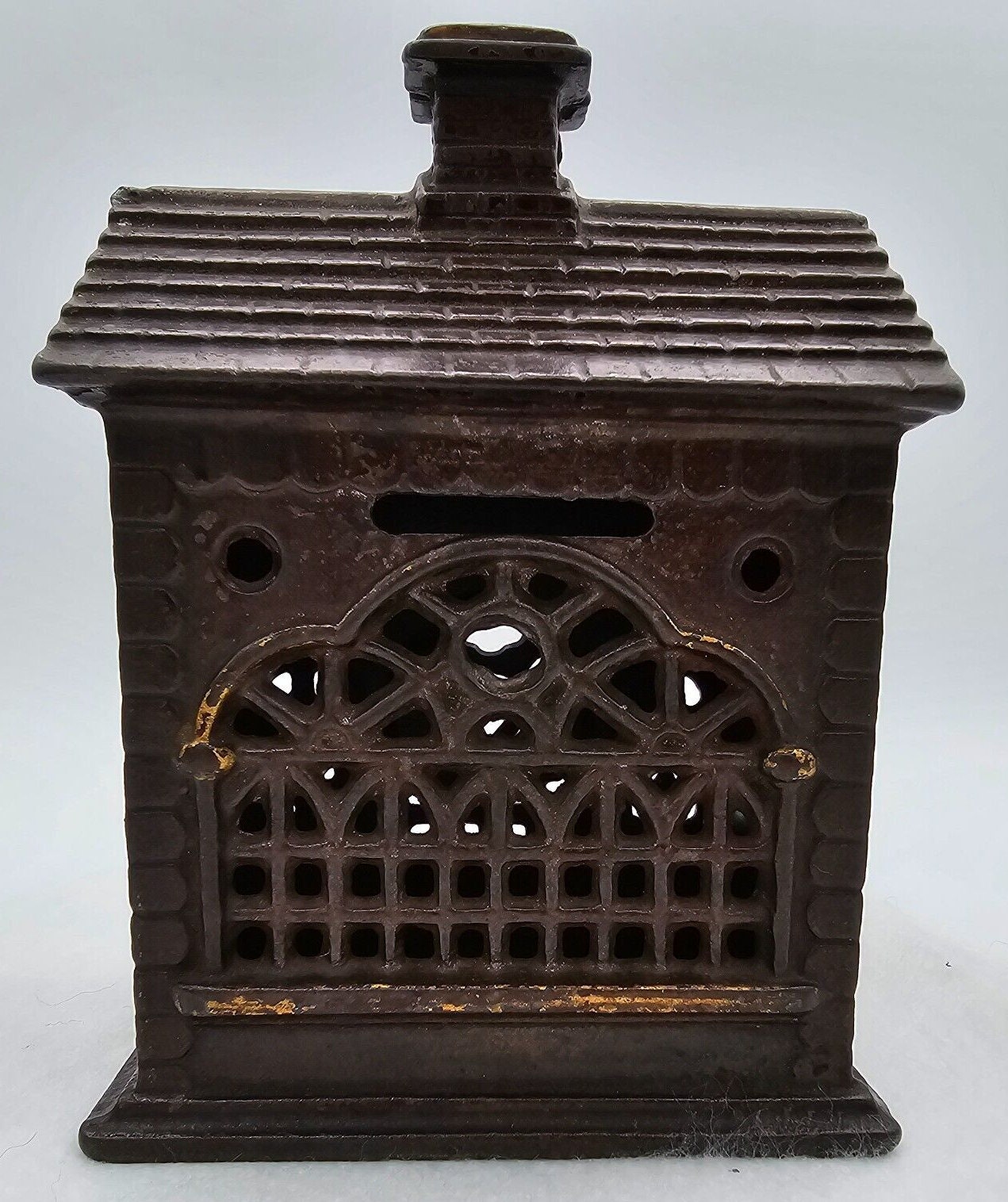 Antique Cast Iron Money Bank - Etsy