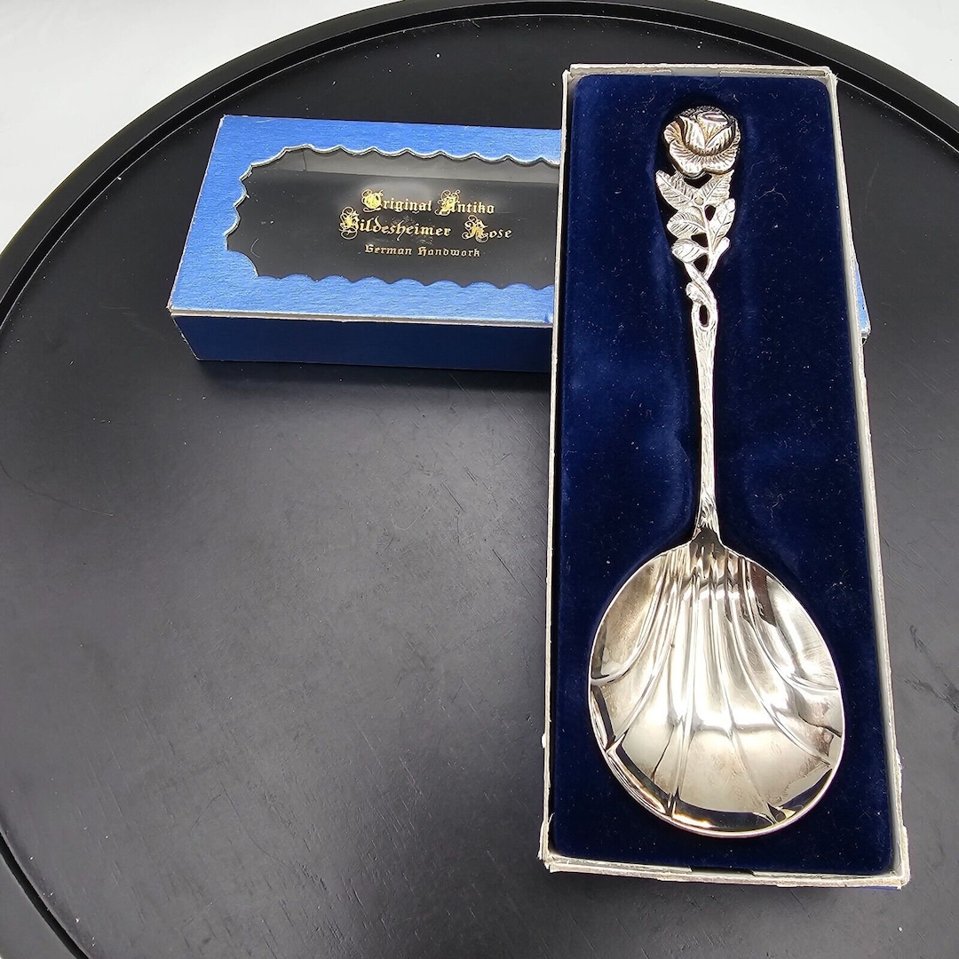 Antiko Hildenshimer Rose German Handwork Spoon Original - Etsy