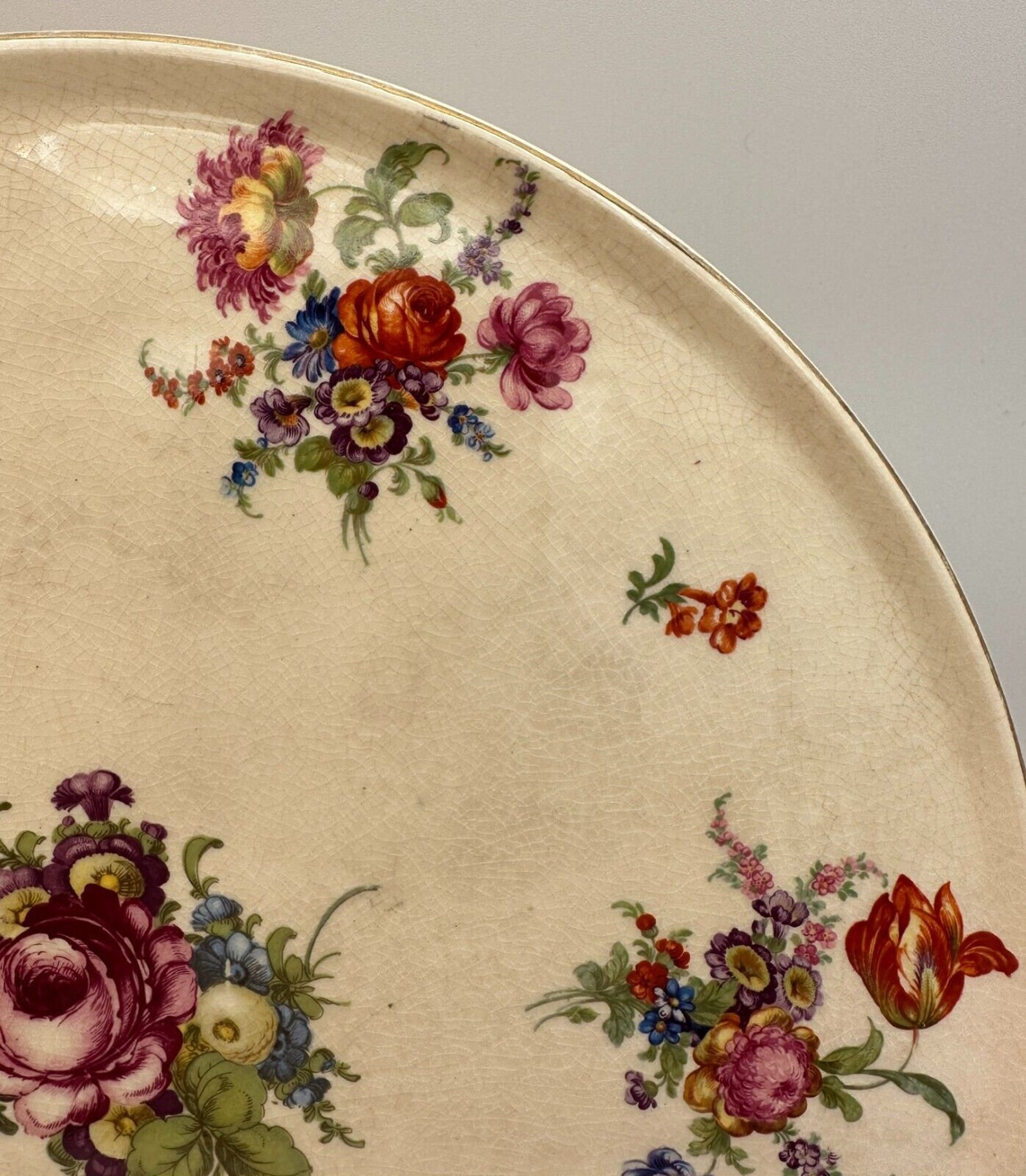 Floral Cake Plate 4478 by Romarco Ware Made in England - Etsy