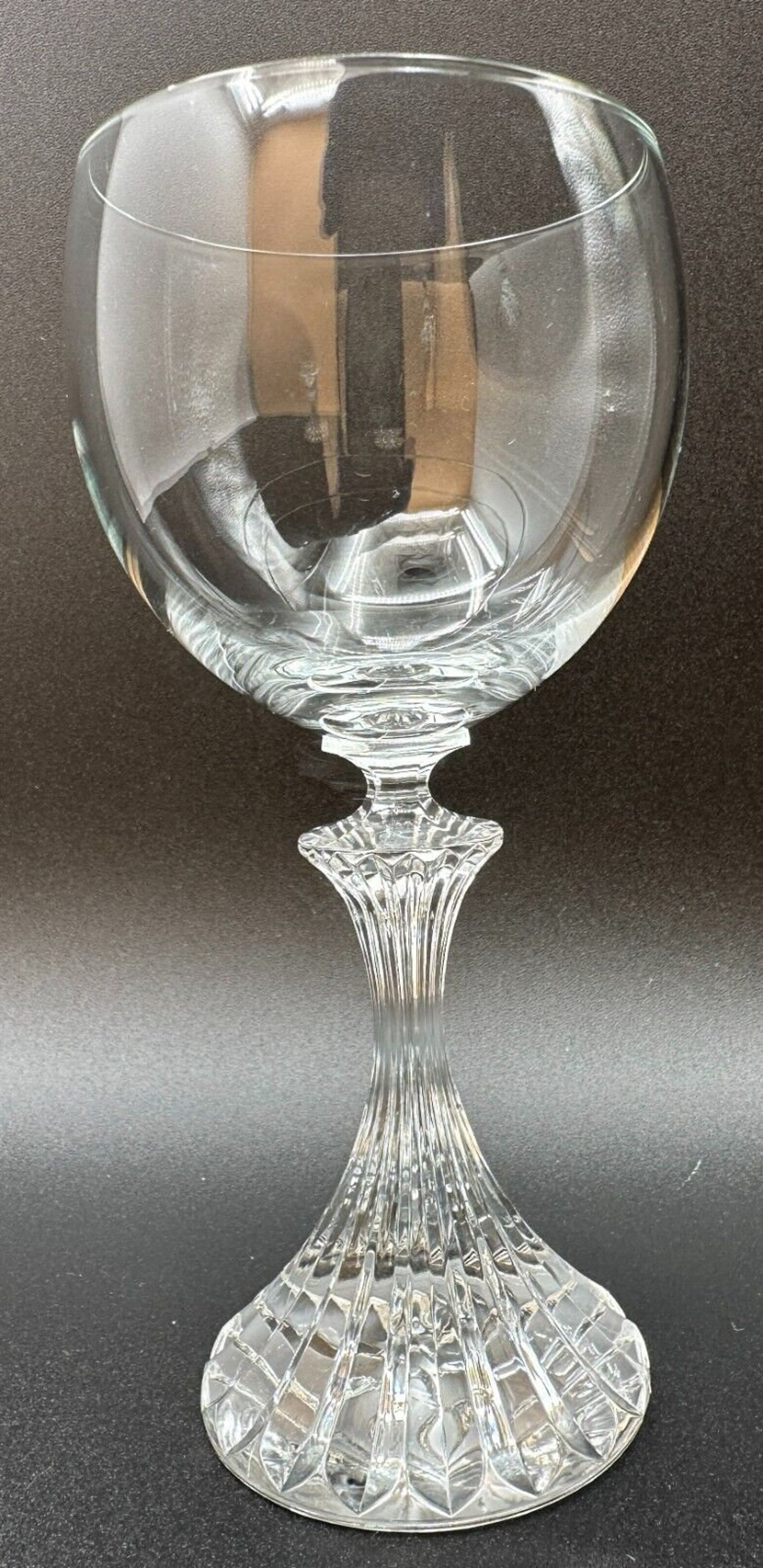 Crystal Wine Glasses the Ritz by Mikasa Set of 4 - Etsy