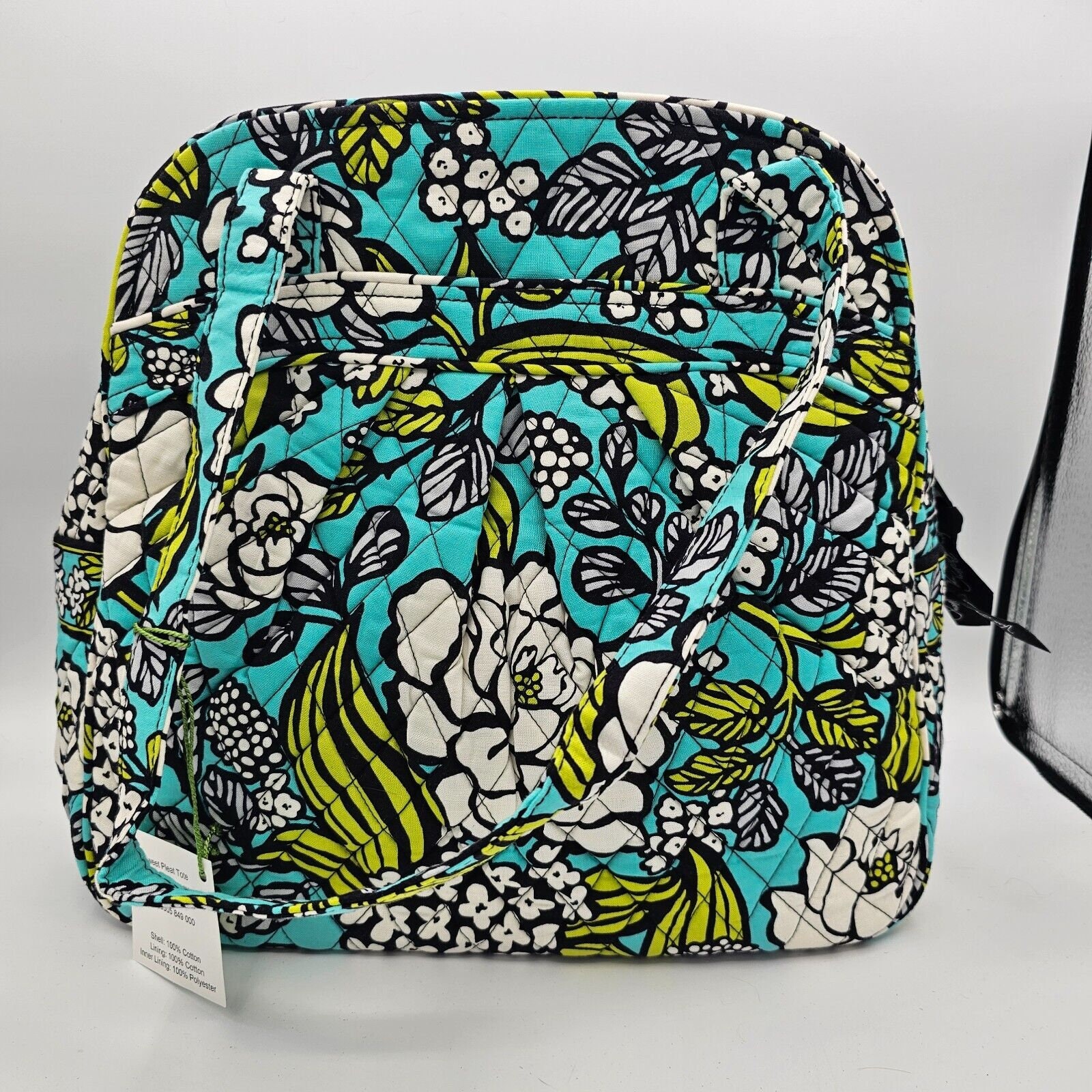 Vera Bradley Island Blooms 3 Purse Set Shoulder Pleat Tote Jewelry ...