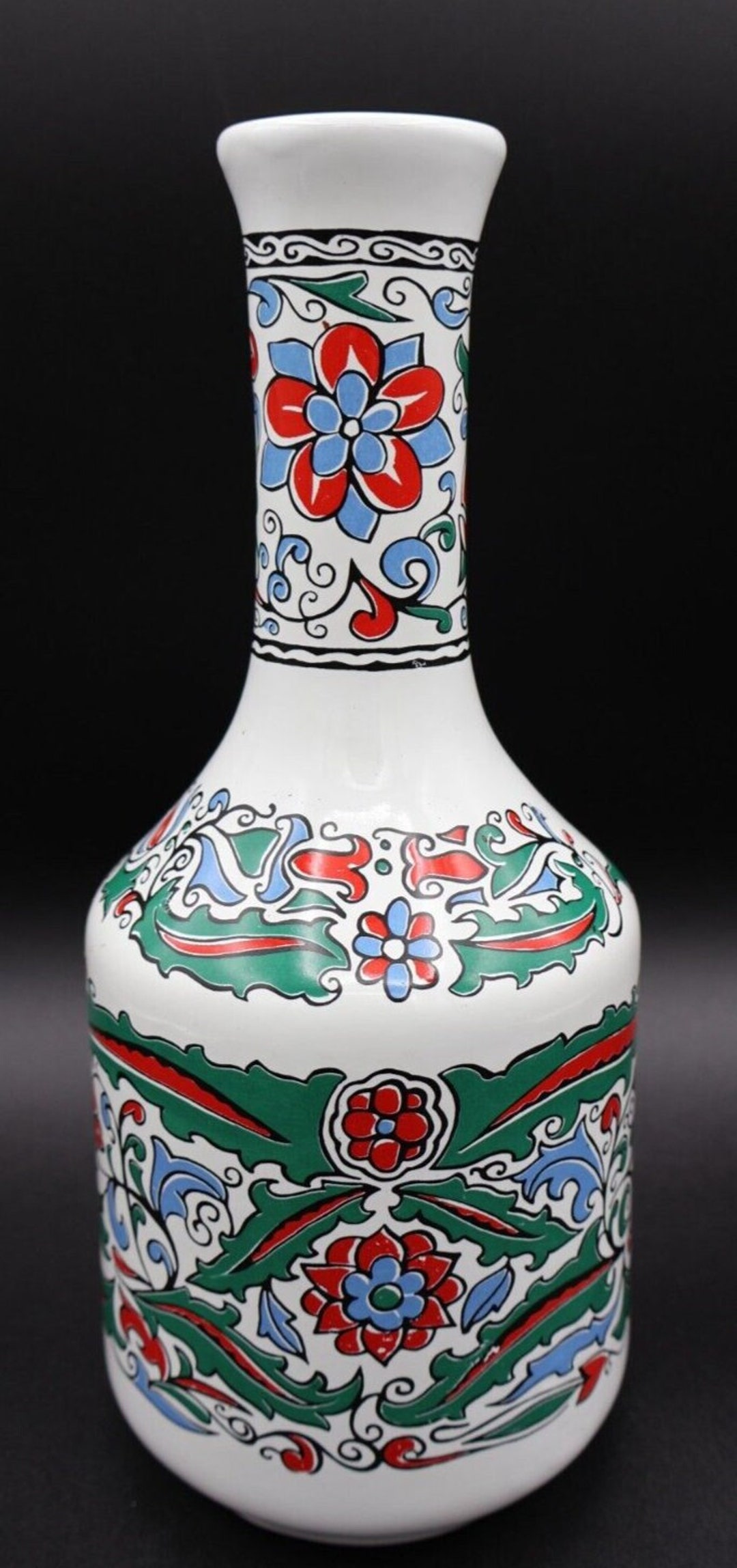 Metaxa Decanter Vase Large Hand Painted Greek - Etsy UK