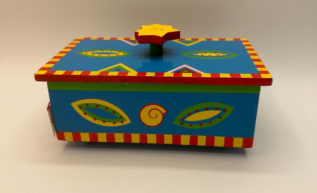 Sevi 1831 Italian Toymaker Brightly Colored Medium Toy or Trinket Box - Etsy