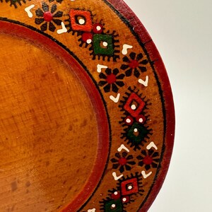 Hand Carved Decorated Small Wood Trencher Plate - Etsy