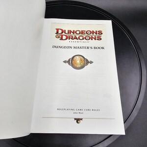 Dungeons and Dragons Essentials Dungeon Master Book 4th Edition - Etsy