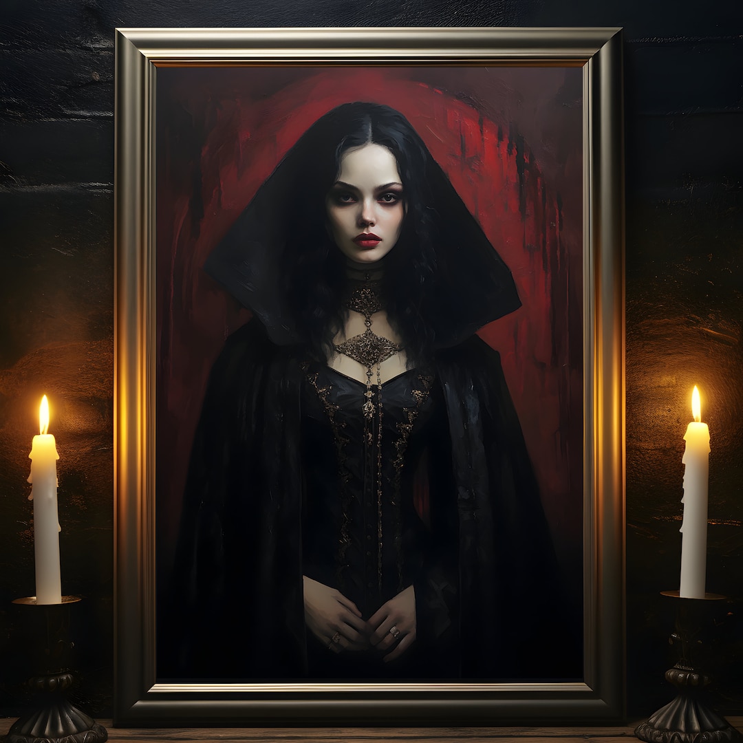 Vampire Princess, Vampire Poster, Gothic Romance, Gothic Art Print ...