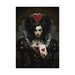 Gothic Queen of Hearts, Gothic Art Print, Dark Poster Art, Dark Fairy ...