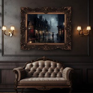 Victorian London Print, London Skyline Poster, Cityscape, Vintage Art ...