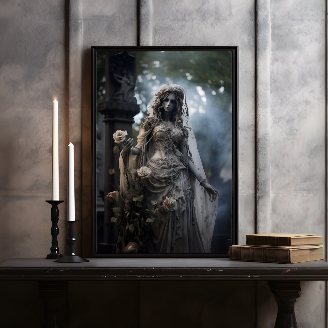 Undead Bride, Zombie Wedding, Gothic Wedding Decor, Gothic Bride ...