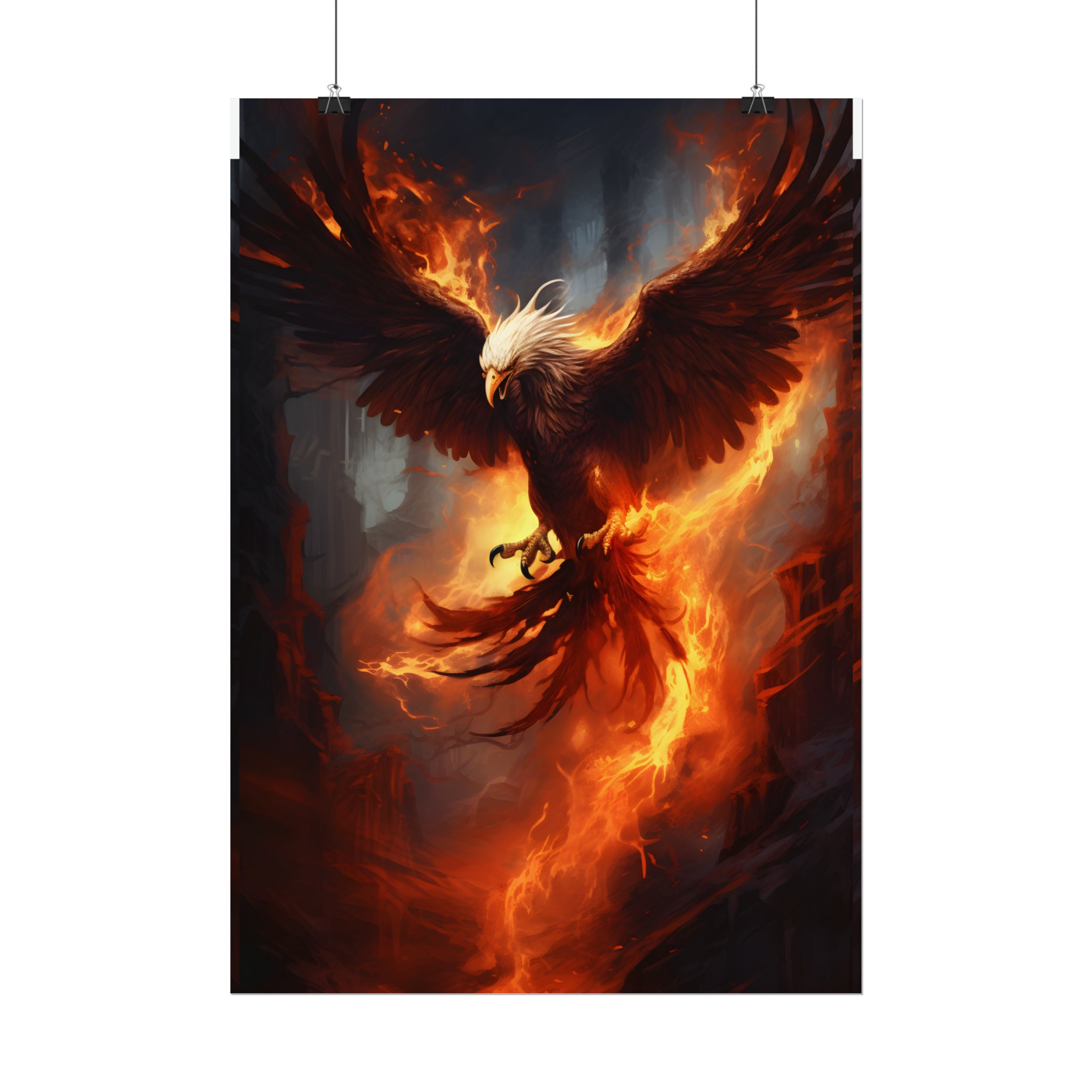 Phoenix Rising, Fantasy Art, Phoenix Wall Art, Phoenix Print, Fantasy ...