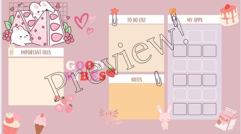 Strawberry Craze-desktop Organizer - Etsy