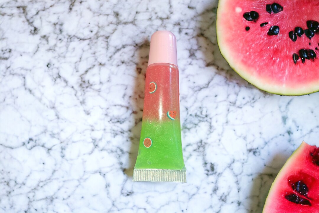 Watermelon Lip Gloss Watermelon Summer Melon Scented Organic Lip Gloss ...