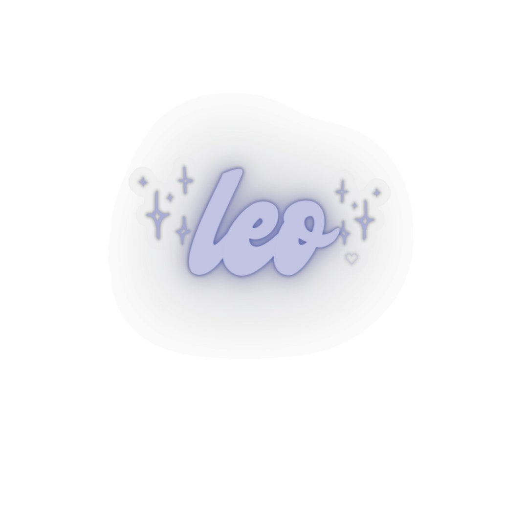 Leo Zodiac Sign Sticker Cute Retro Astrology Sign Sticker for Notebook ...