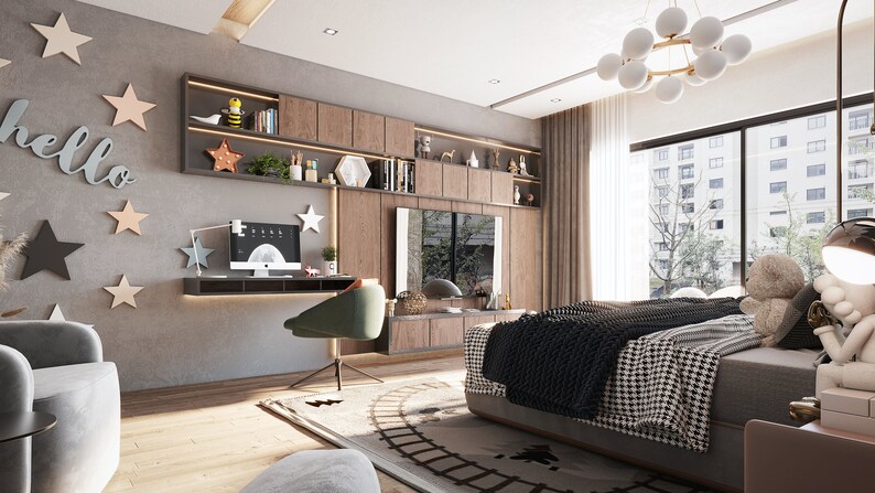Bedroom Interior Design, Complete Room Design, Full Service, Virtual ...