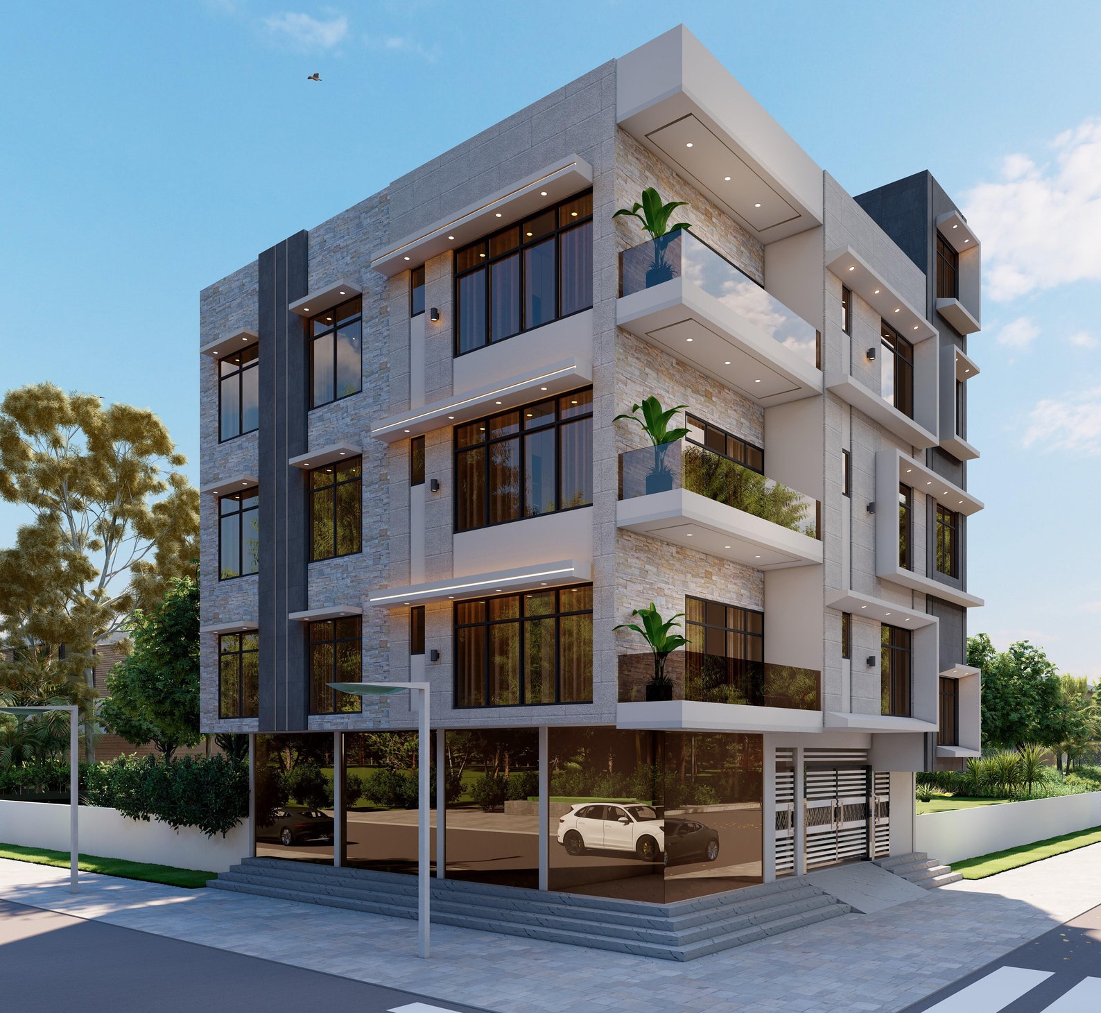 Online Exterior 3D Rendering, 3D Architectural Visualization ...