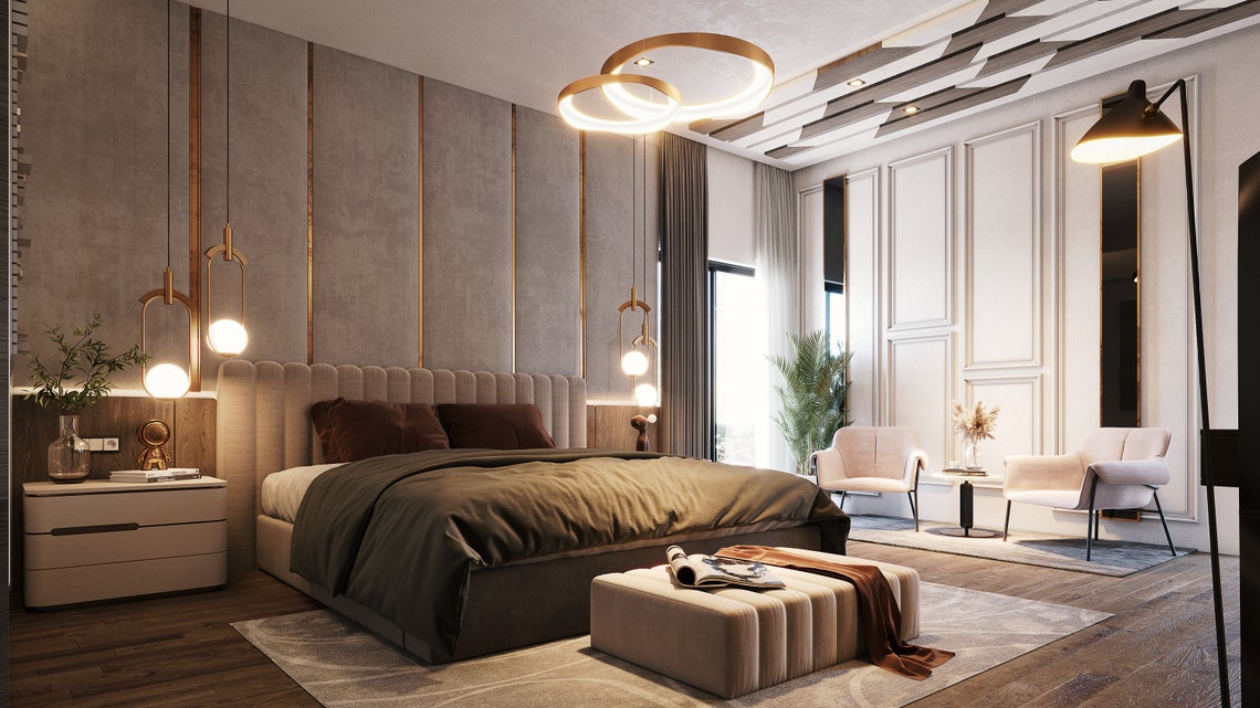 Bedroom Interior Design, Complete Room Design, Full Service, Virtual ...